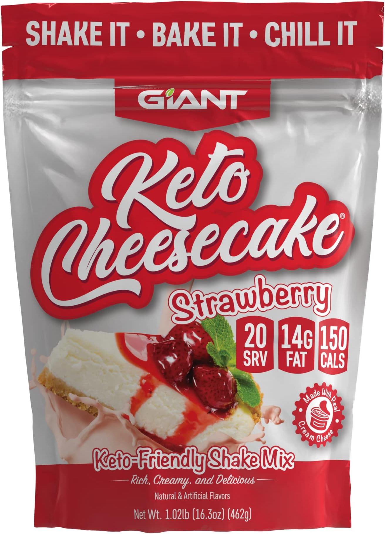 Amazon.com : Giant Sports Keto Cheesecake Shake Mix - Delicious Low ...