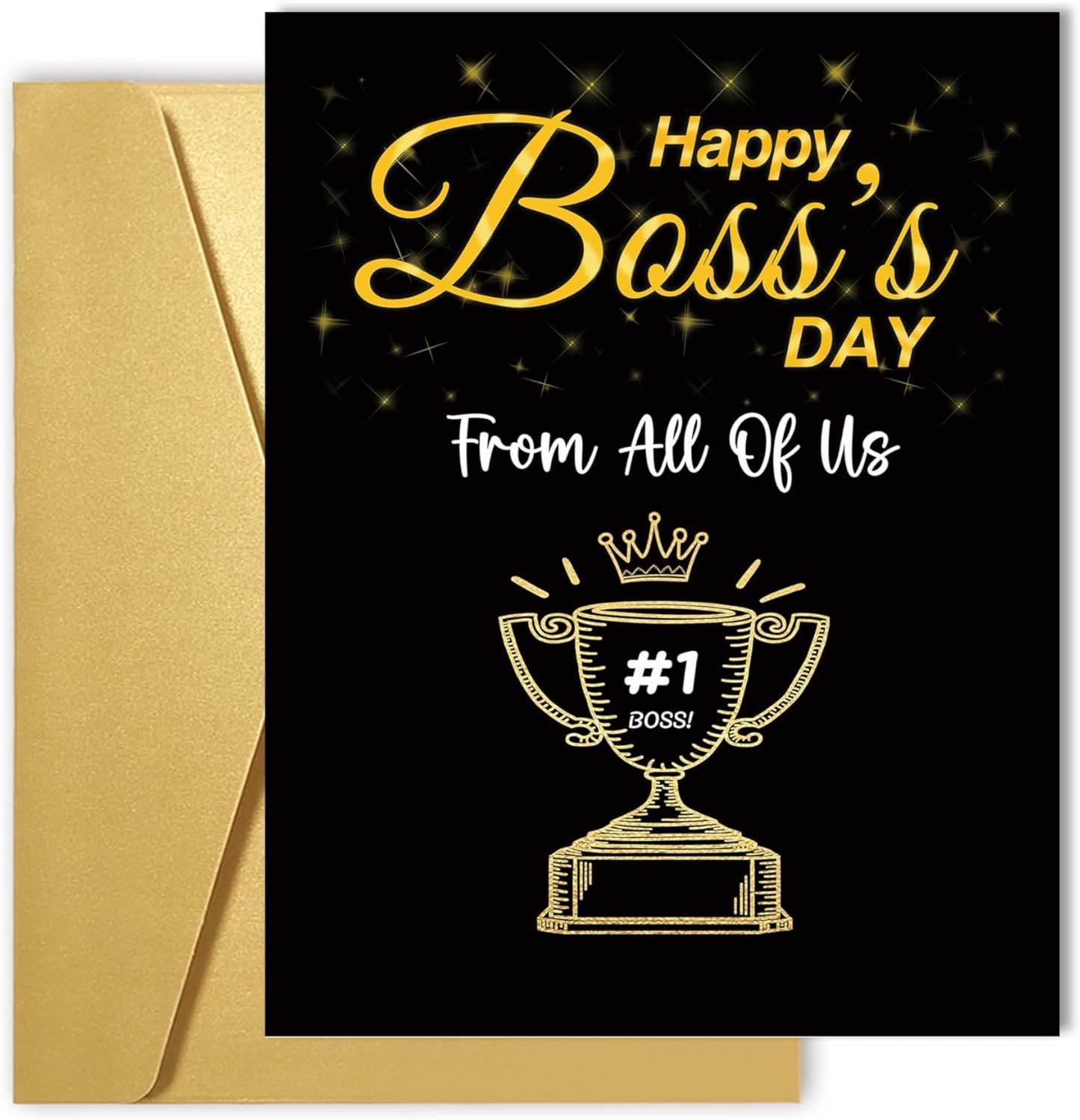 Amazon.com : SuperShunhu Big Bosses Day Team Card, Funny Happy Boss Day ...