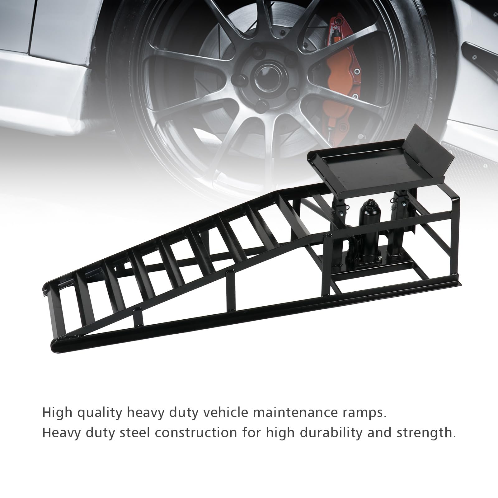 Snapklik.com : TBAPFS 5 Ton 2 Pack Hydraulic Car Ramp Elevator 10000 ...