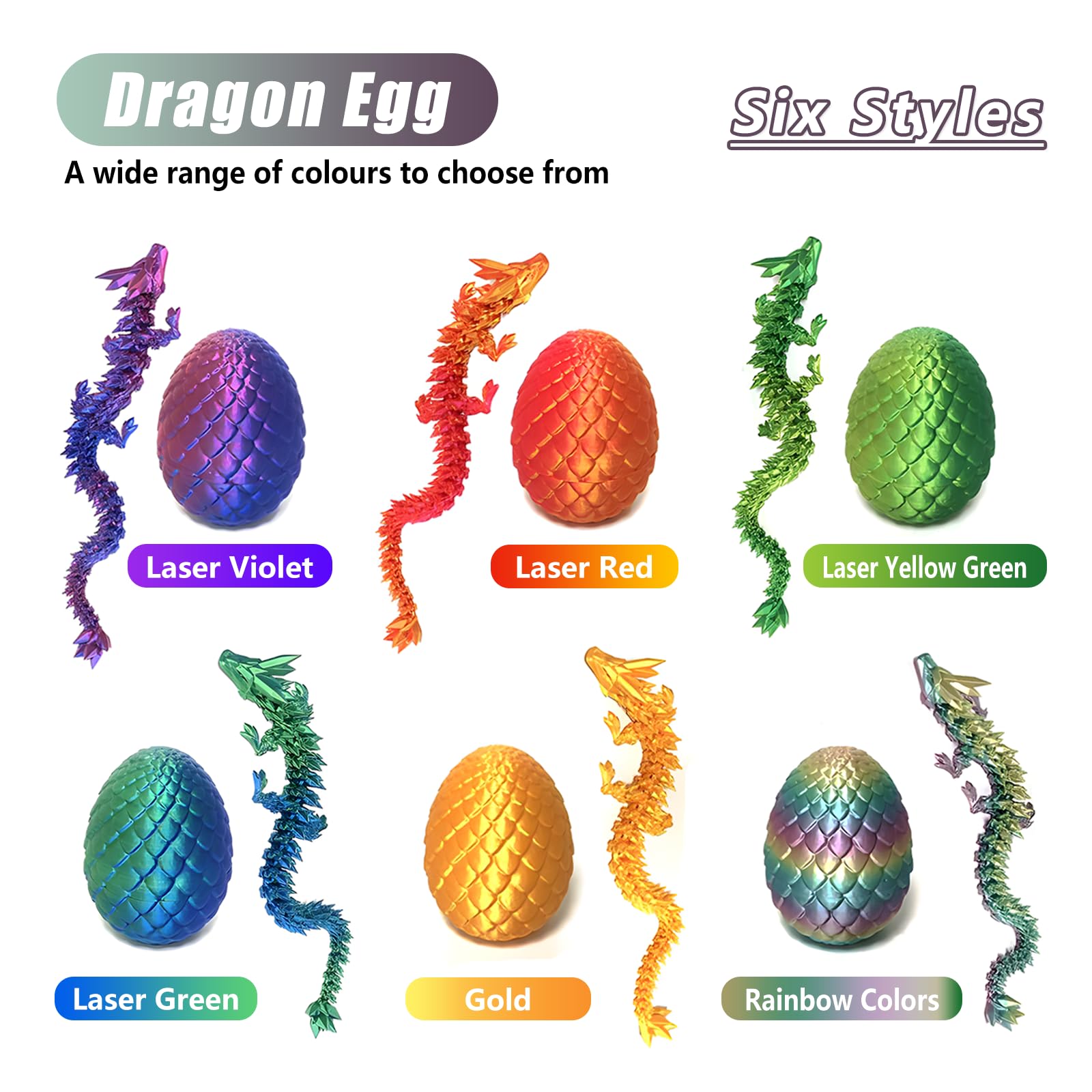 Snapklik.com : Nezababy 3D Printed Dragon,3D Dragon Eggs