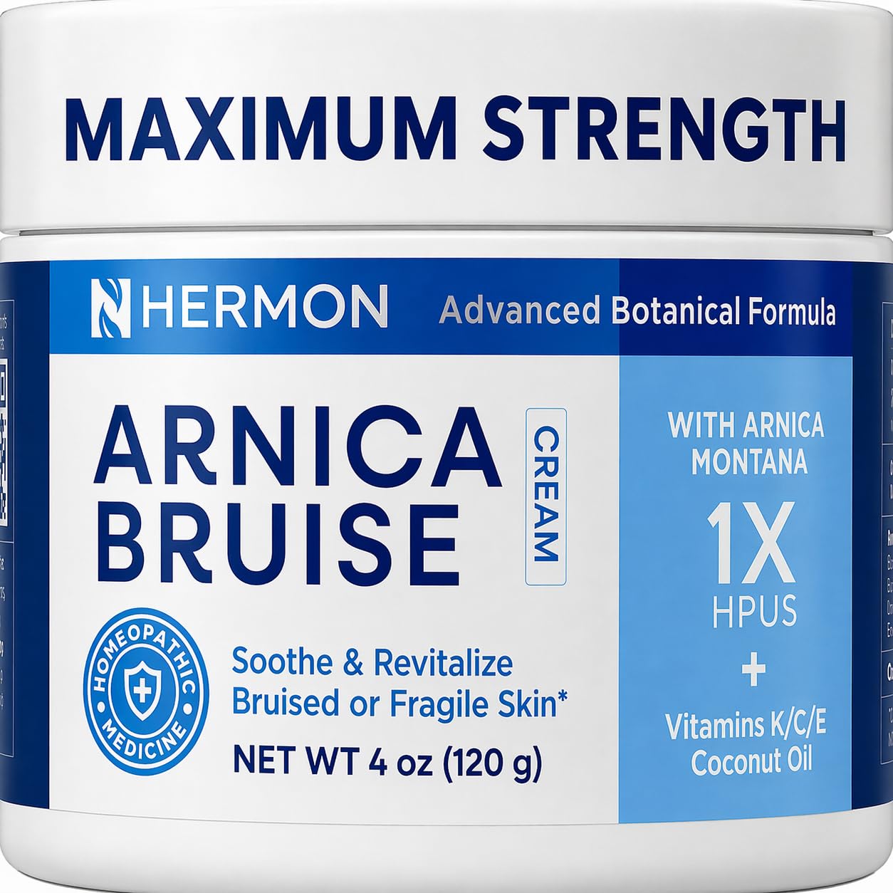 Amazon.com : Hermon Arnica Bruise Cream with Vitamin K (4 Fl Oz (Pack ...