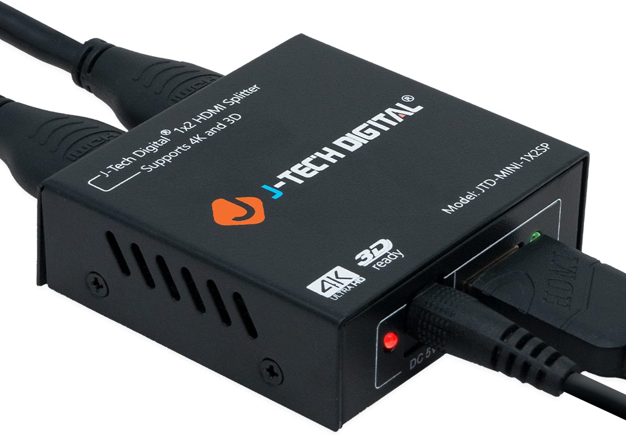 Amazon.com: 4K@60 HDMI Splitter 1 in 2 out 1X2 Powered Splitter for ...