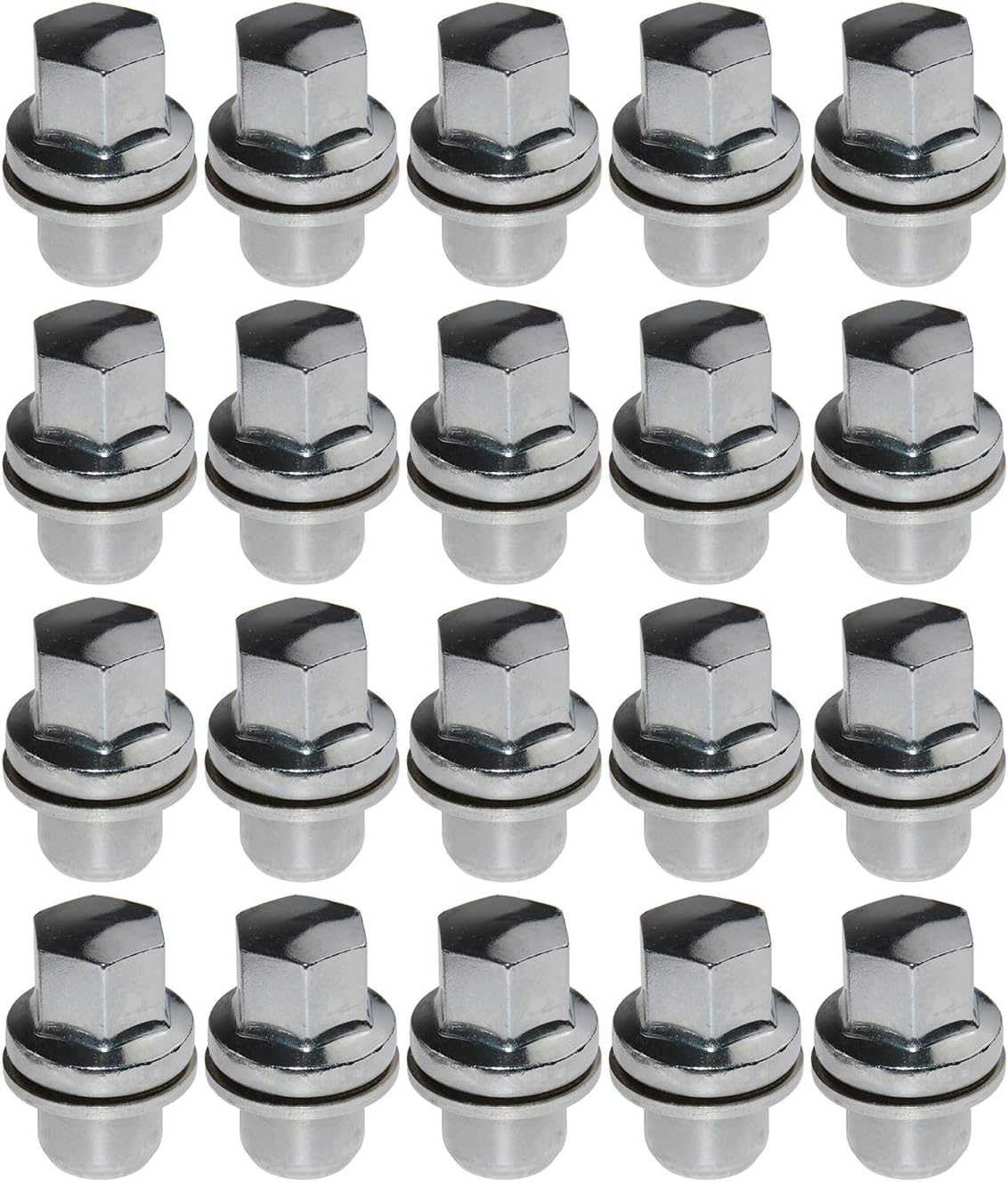 RRD500290A 20pc Wheel Lug Nuts Bolts Compatible with La-nd Rover LR3 ...