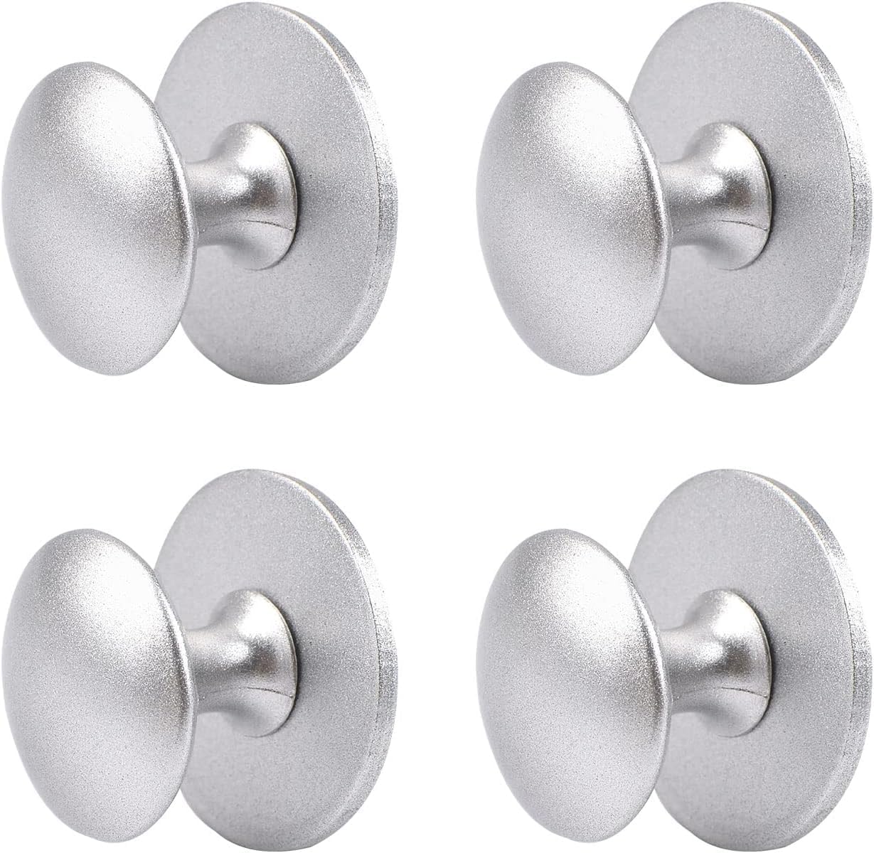 Self Stick Knobs, Stick on Acrylic Handles for Mirror Closet, No ...