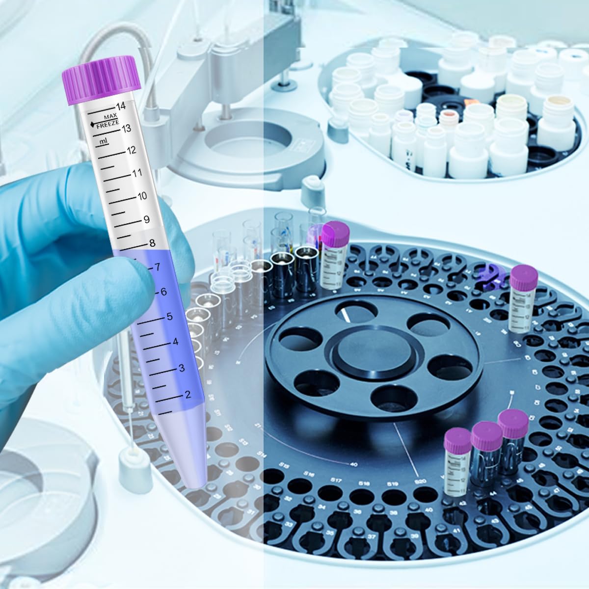 Snapklik.com : BIPEE Centrifuge Tubes, 15mL 50ml Max RCF 12500 Higher ...