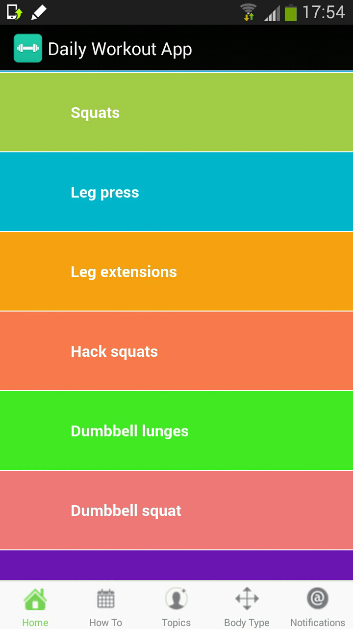 Daily Workout App - App on the Amazon Appstore