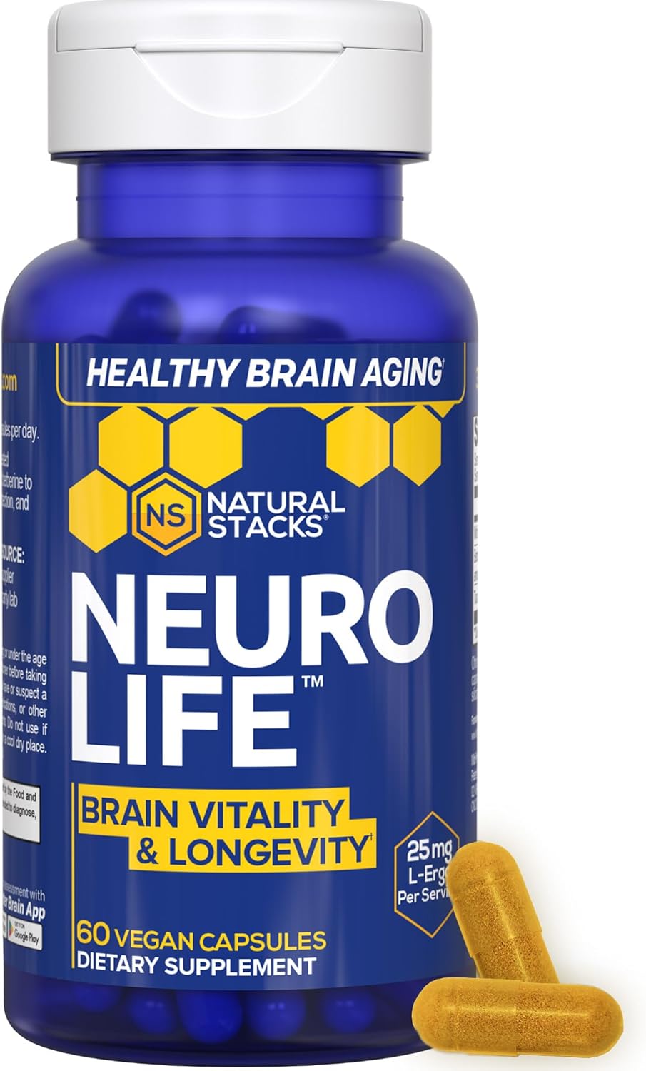 Amazon.com: NeuroLife Longevity Supplement - 500mg Taurine & 400mg Berberine Supplement ...