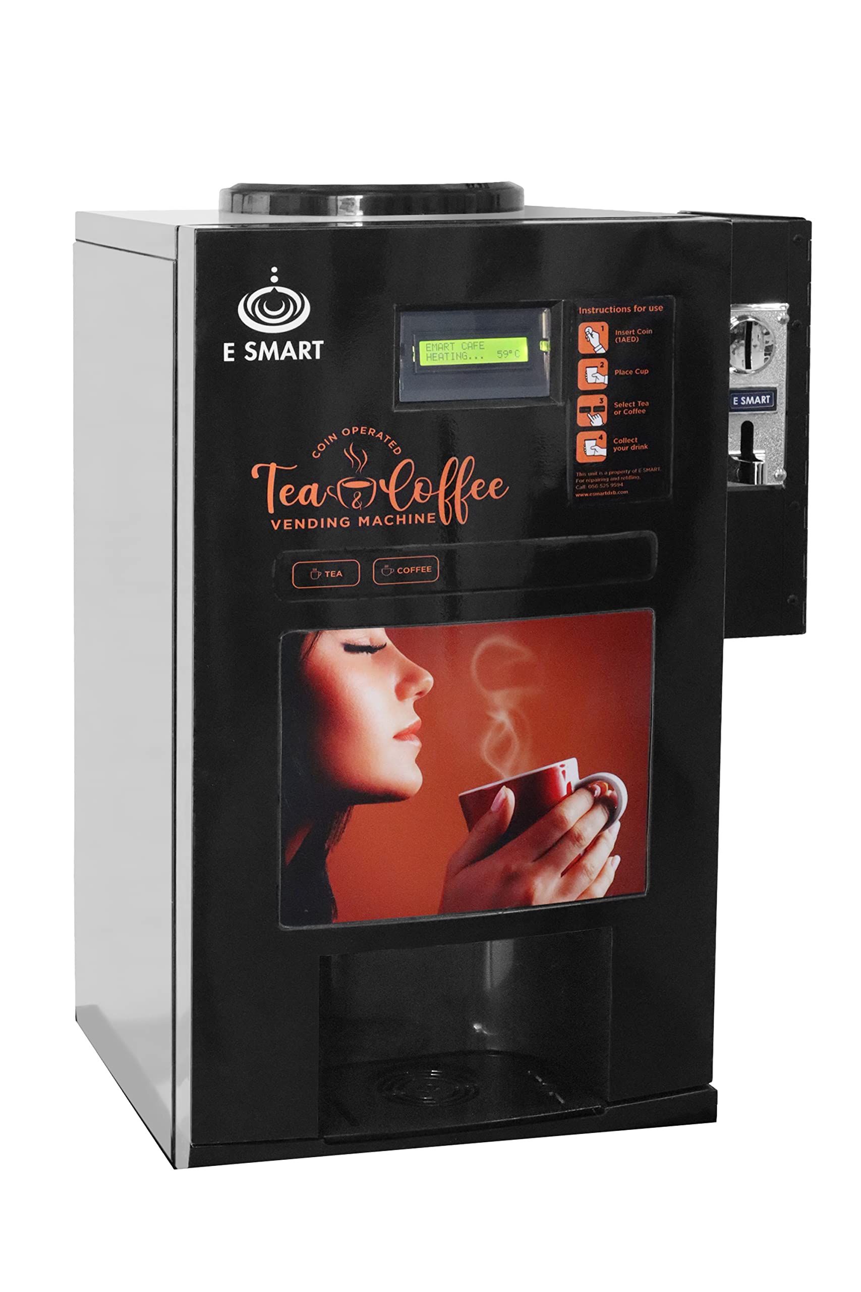 E SMART Coin Operated Coffee Machine: Buy Online at Best Price in UAE ...