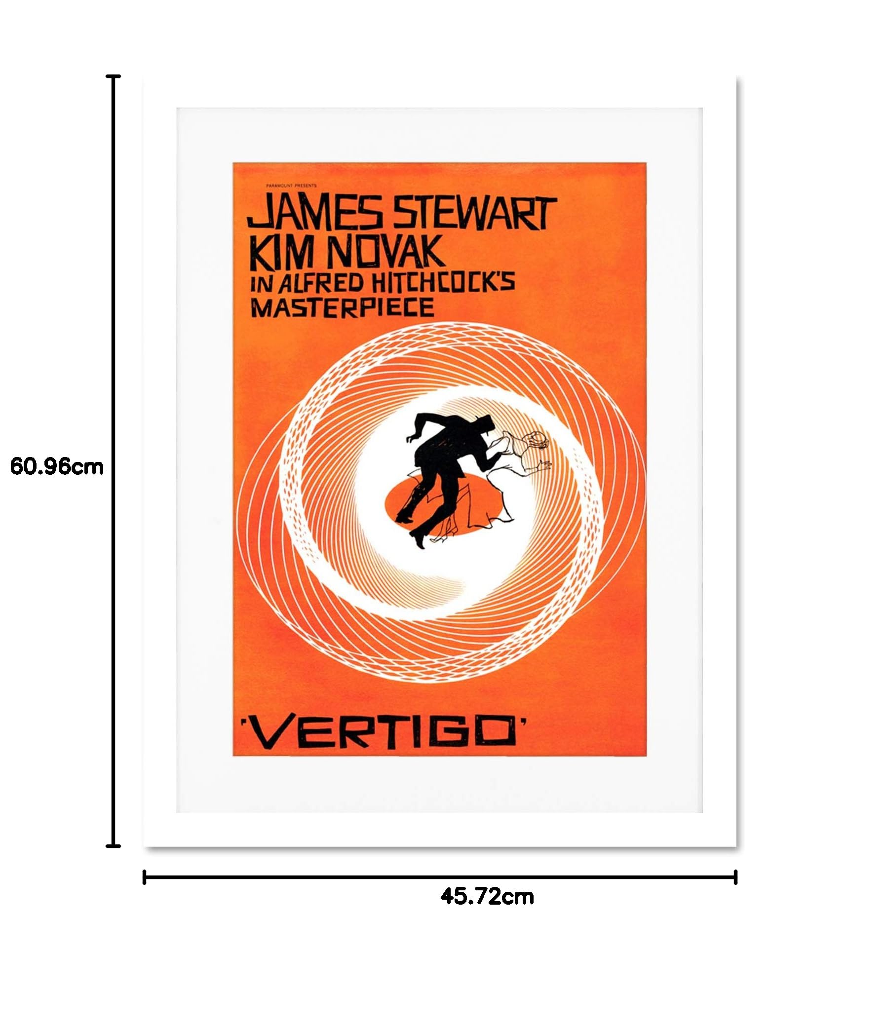 Saul Bass Movie Logos Hitchcocks Vertigo Movie Film Print Poster