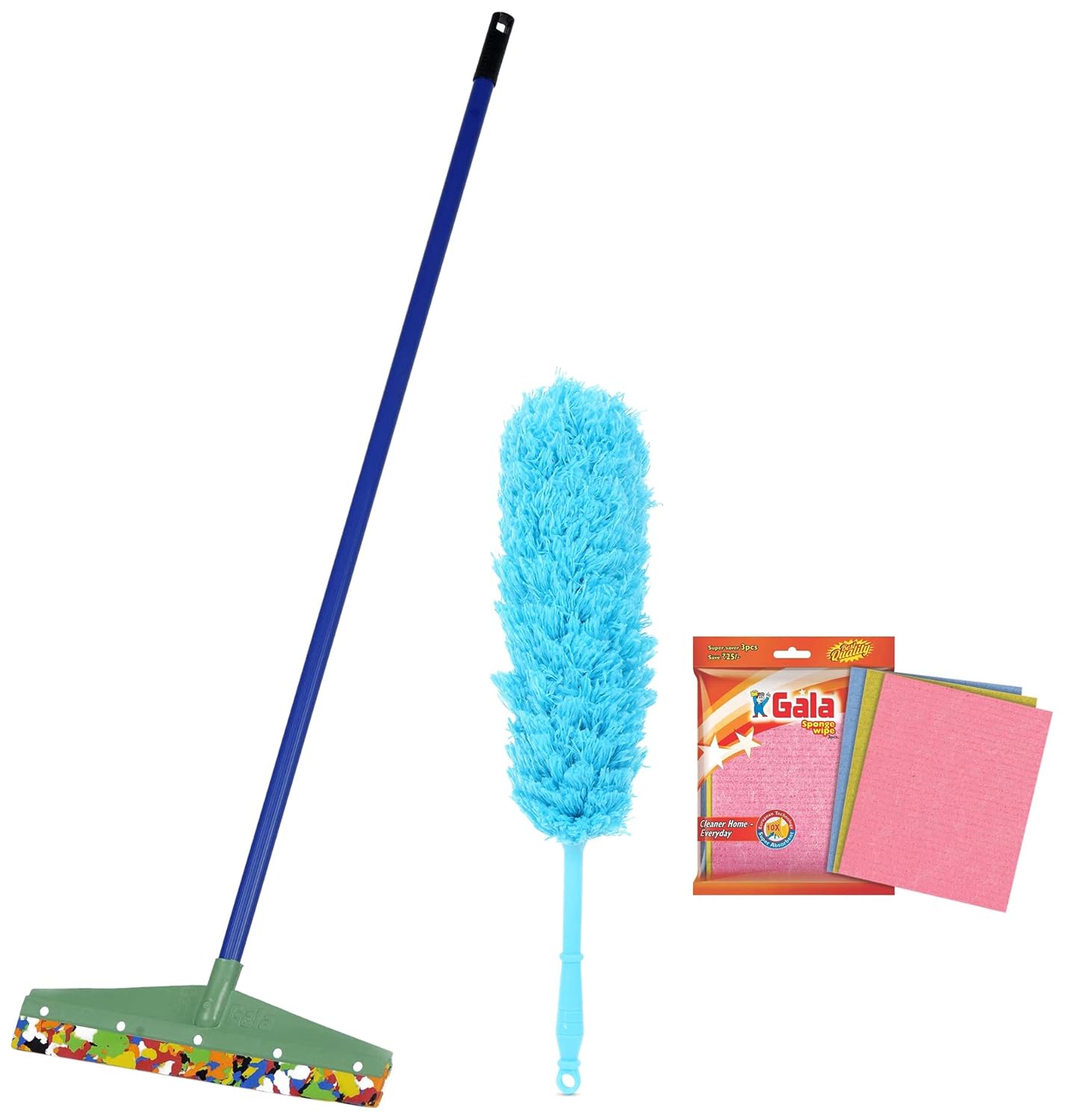 Gala 132787 Floor Wiper (Multicolour)&Gala - 153070 Multipurpose ...