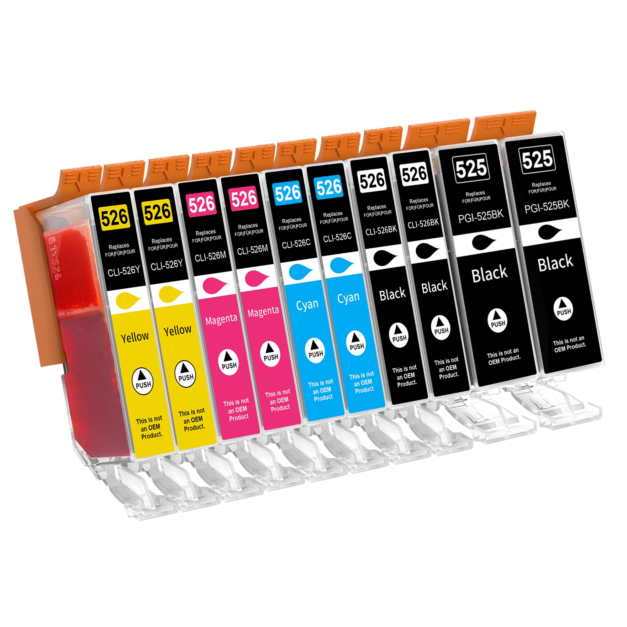 525XL 526XL Druckerpatronen kompatibel für Canon 525 526 XL für Pixma ...