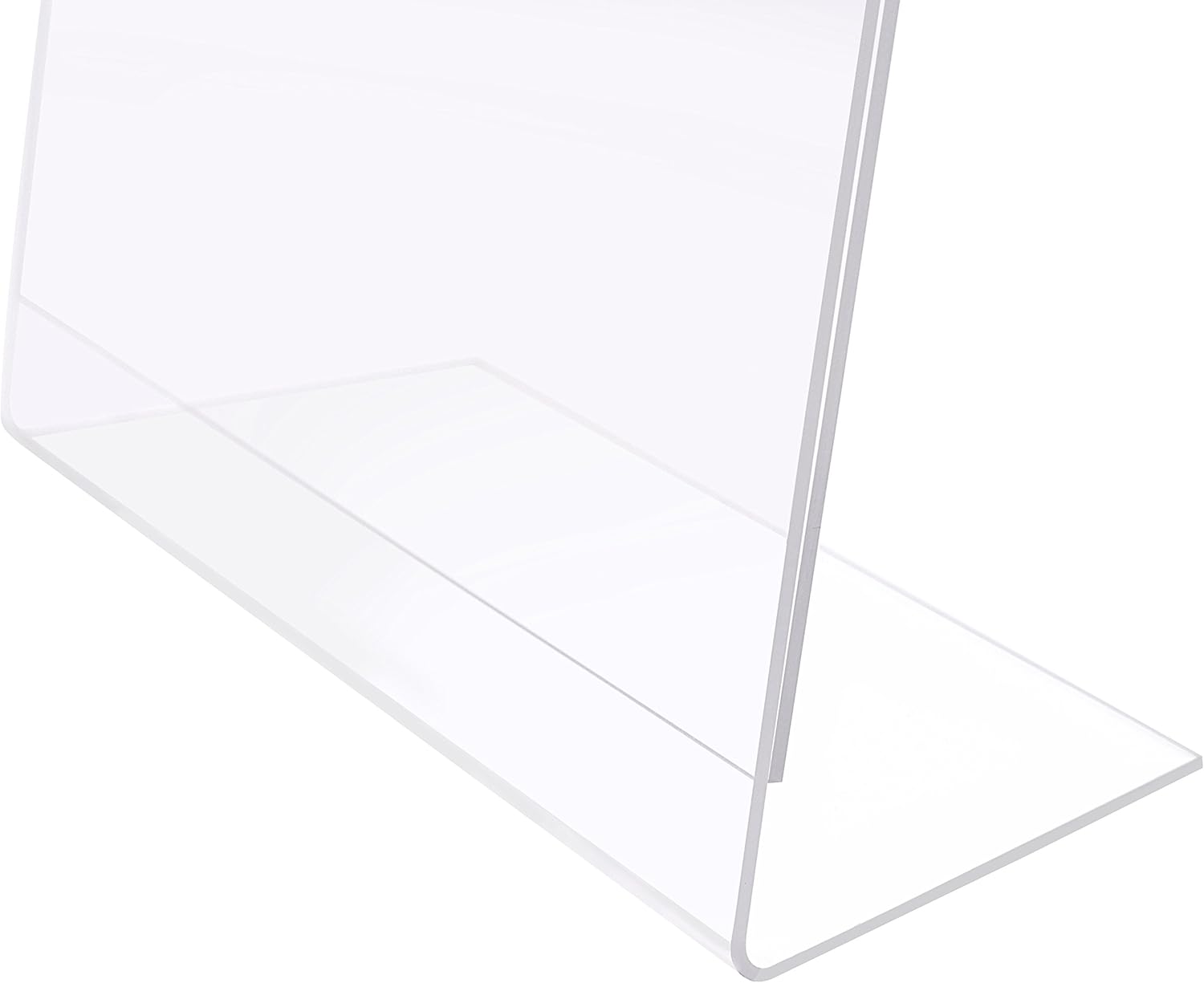 Buy MaxGear Sign Holder 8.5x11 inches, Acrylic Sign Holder Slant Back ...