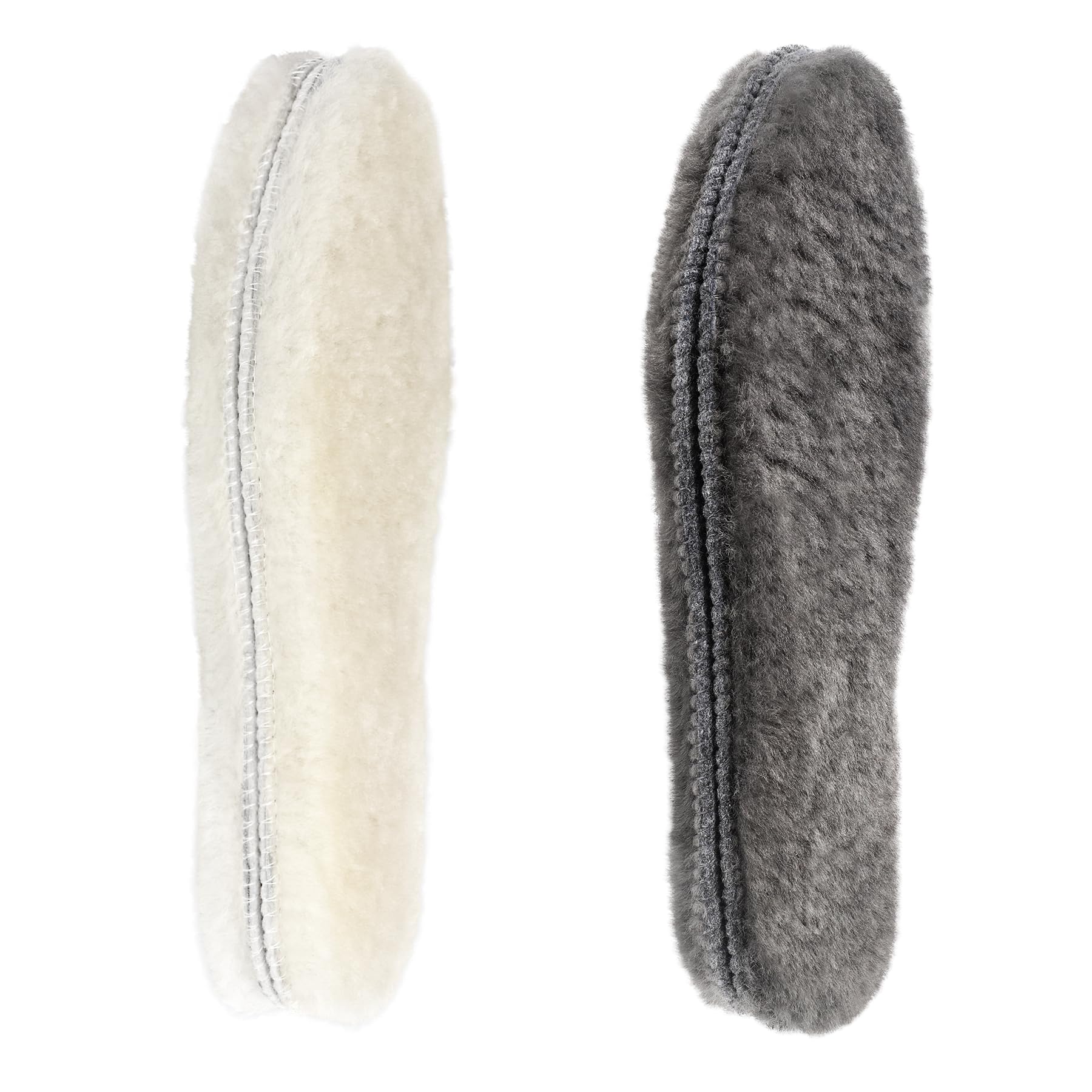 riemot 2 Pairs Genuine Sheepskin Insoles for Men Women,Winter Warm ...