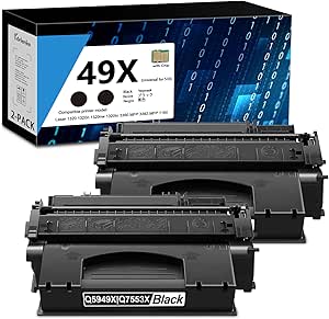 Amazon.com: 49X 53X High Yield Toner Cartridge with Chip, Compatible ...