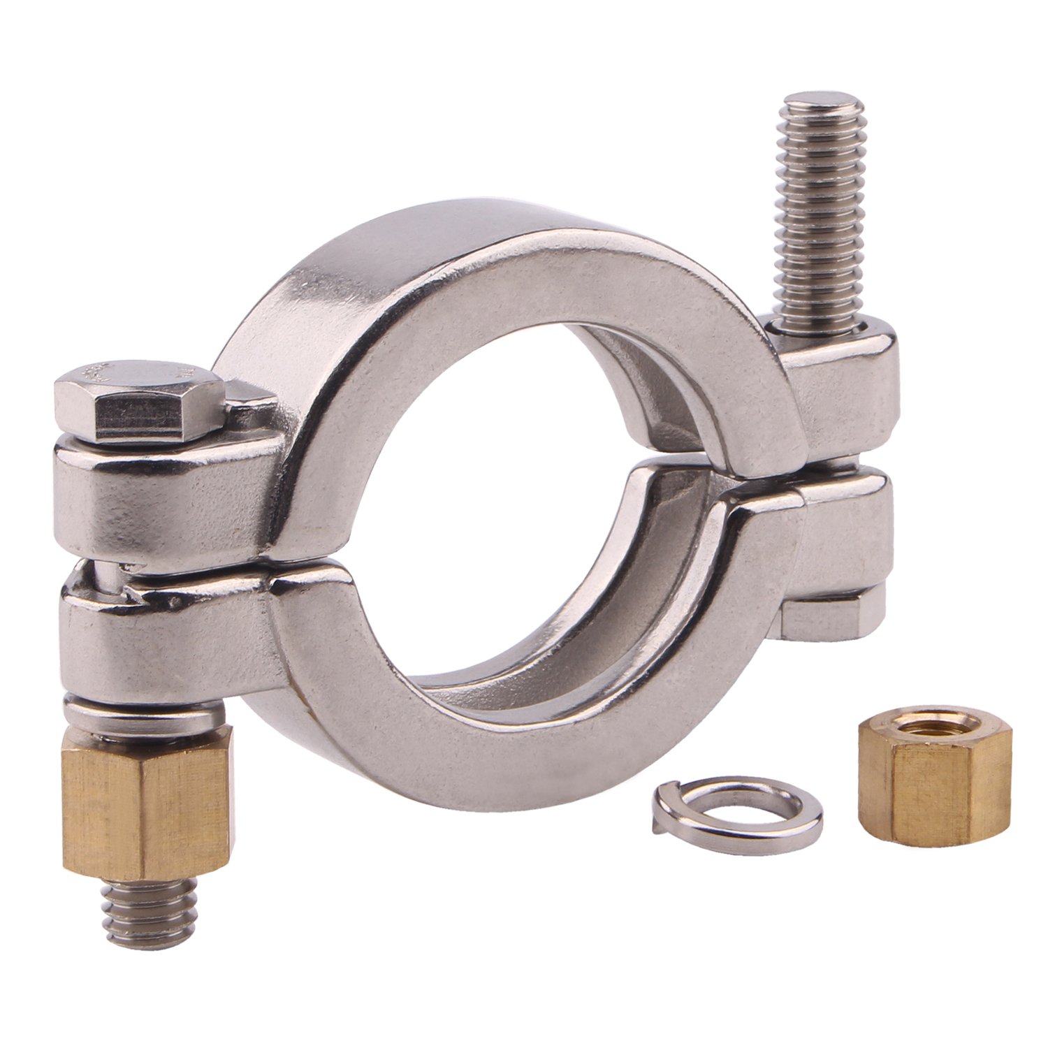 Snapklik.com : DERNORD Sanitary Clamp High Pressure Bolted Tri Clamp ...