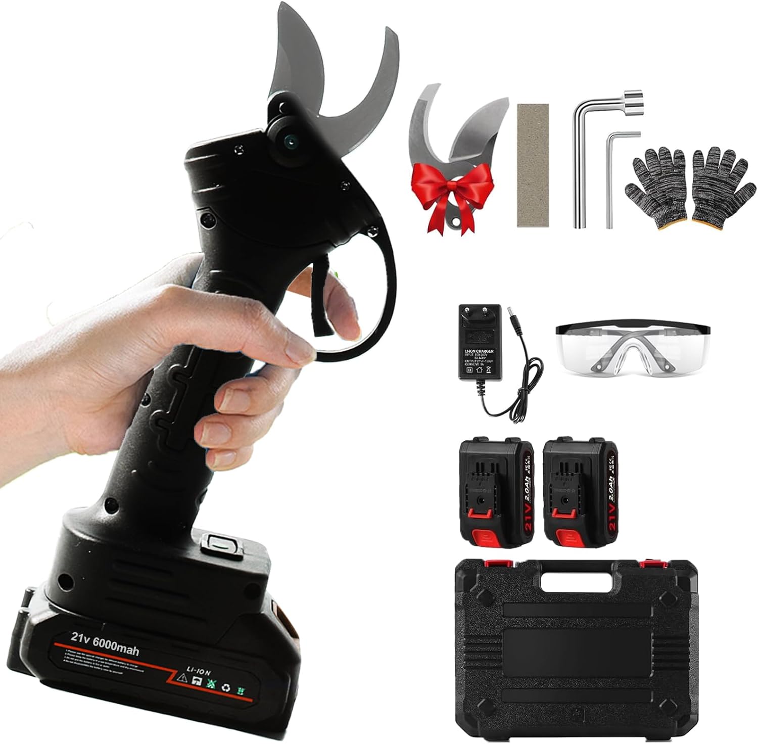 Electric Pruning Shears, Cordless Secateurs Tree Branch Cutter,Electric ...