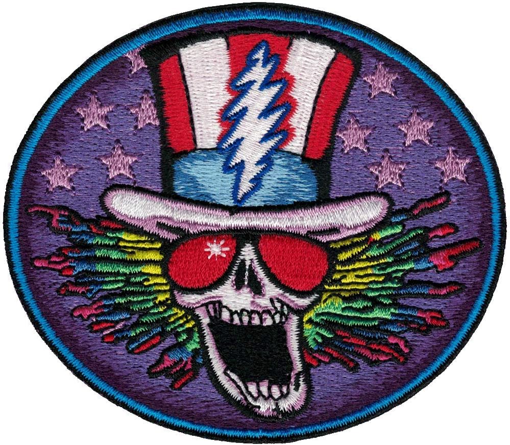 Amazon.com: Grateful Dead Psycle Sam Patch - Iron On or Sew On (3.5" X 3")