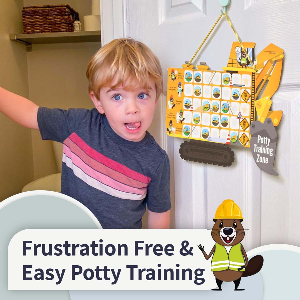 Snapklik.com : Interactive Tractor-Themed Baby Potty Training Chart Kit ...
