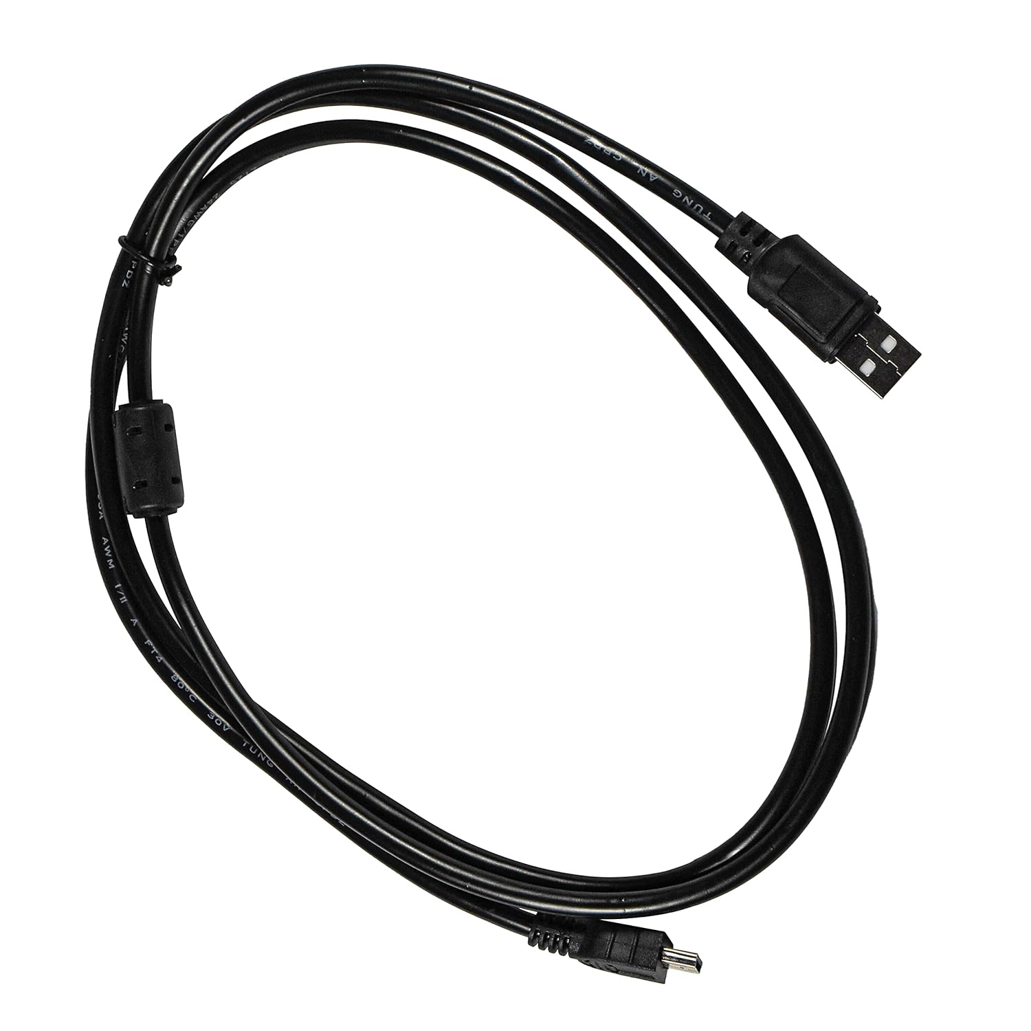 Amazon.com: HQRP Male A to Mini B 5-PIN USB Cable Compatible with Canon ...