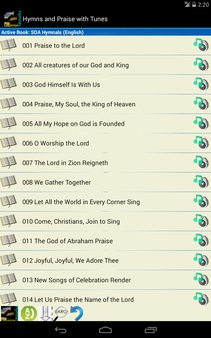 Hymns and Praise with Tunes - App on Amazon Appstore