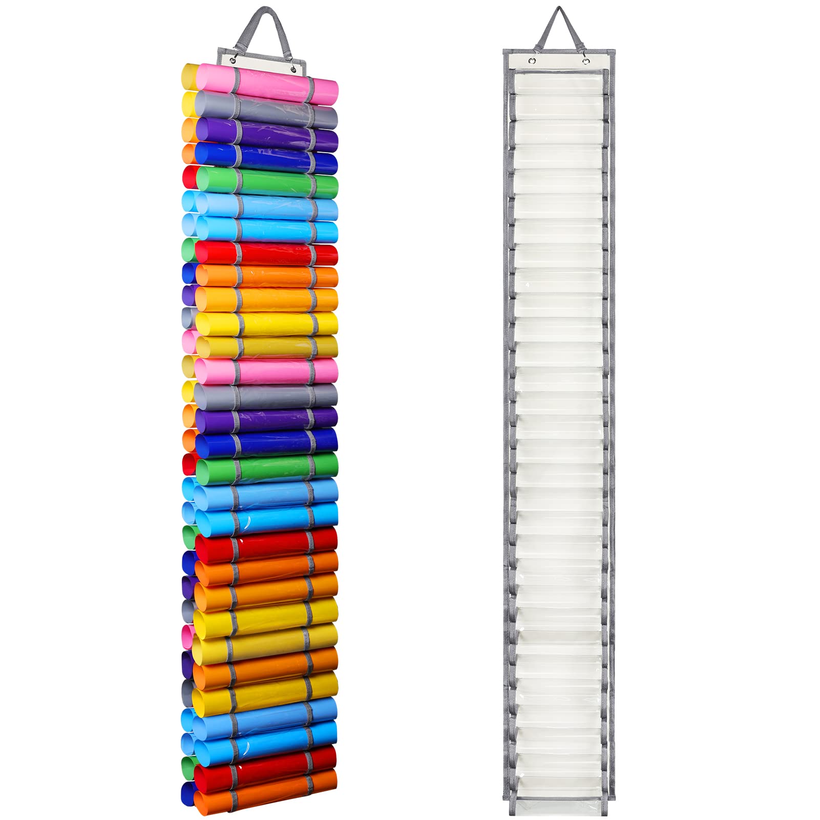 Snapklik.com : AROUY Vinyl Storage Organizer - Vinyl Roll Holder Wall ...