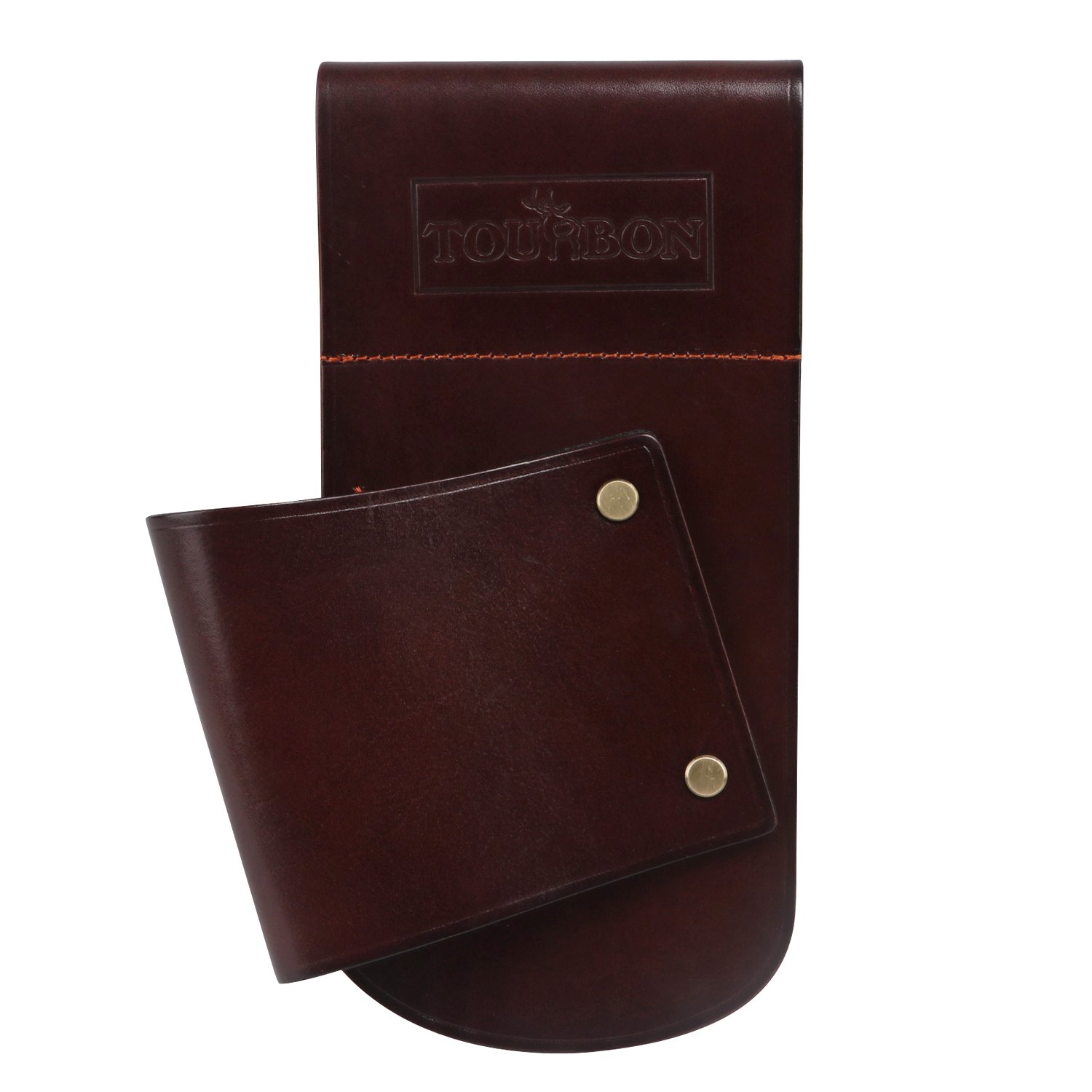 Buy TOURBON Vintage Brown Leather Hip Scabbard Waist Belt Holster for ...