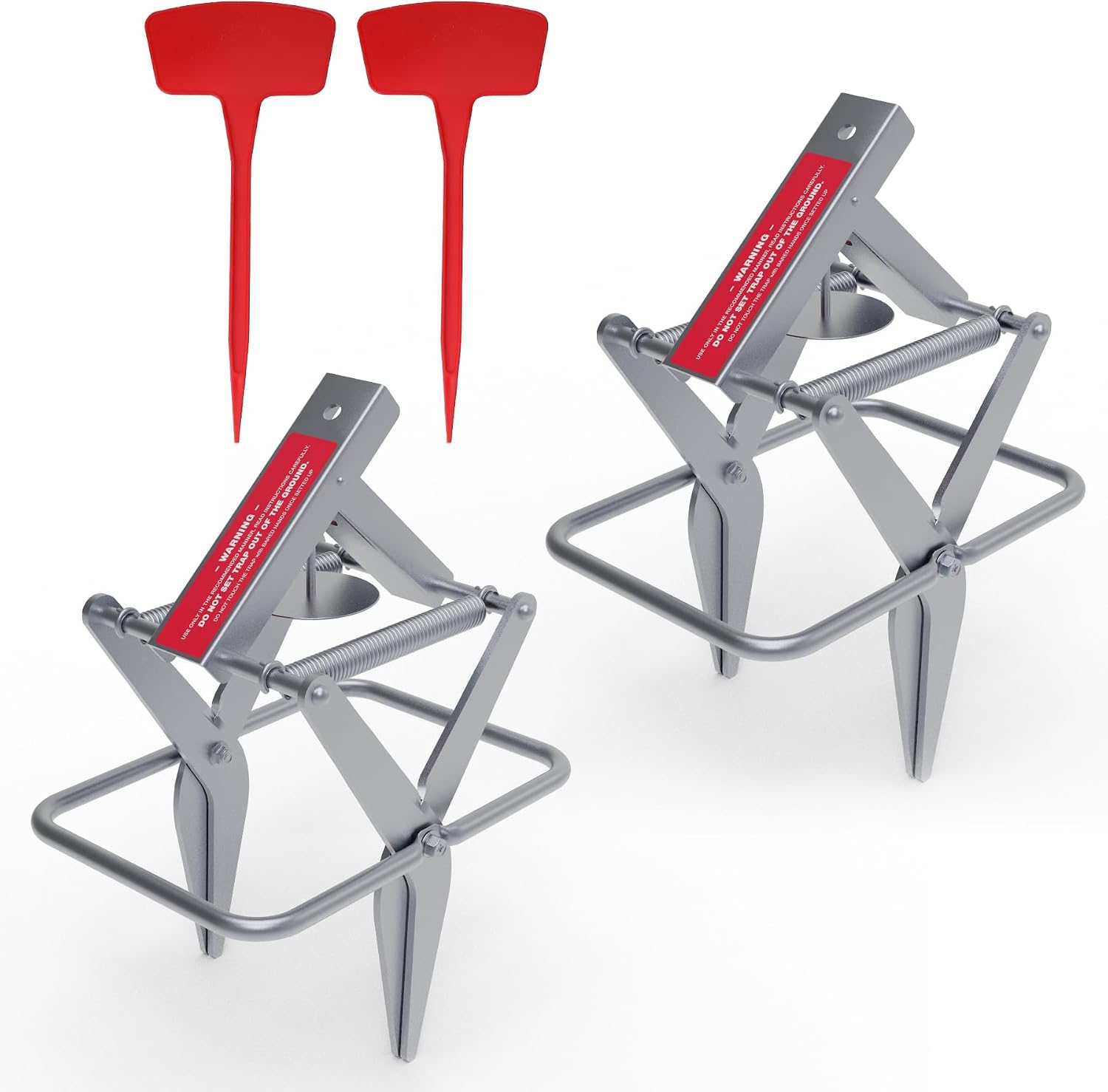 Amazon.com : LETYANGER Mole Traps 2 Pack, Mole Killer, Reusable Mole ...