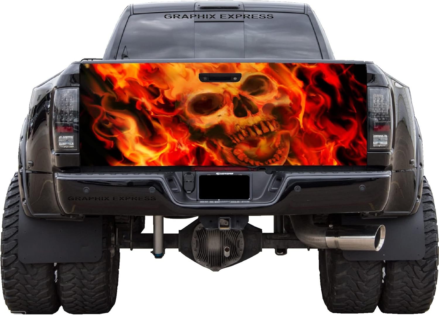 Amazon.com: GRAPHIX EXPRESS Truck Tailgate Wrap for Pickup Trucks (T15 ...