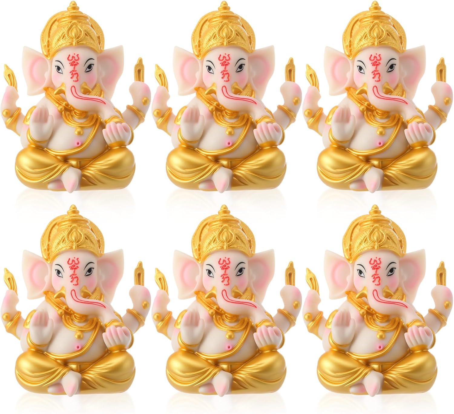 Amazon.com: Soulchen 6 Pcs Indian Return Gifts for Pooja Bulk Ganesh ...