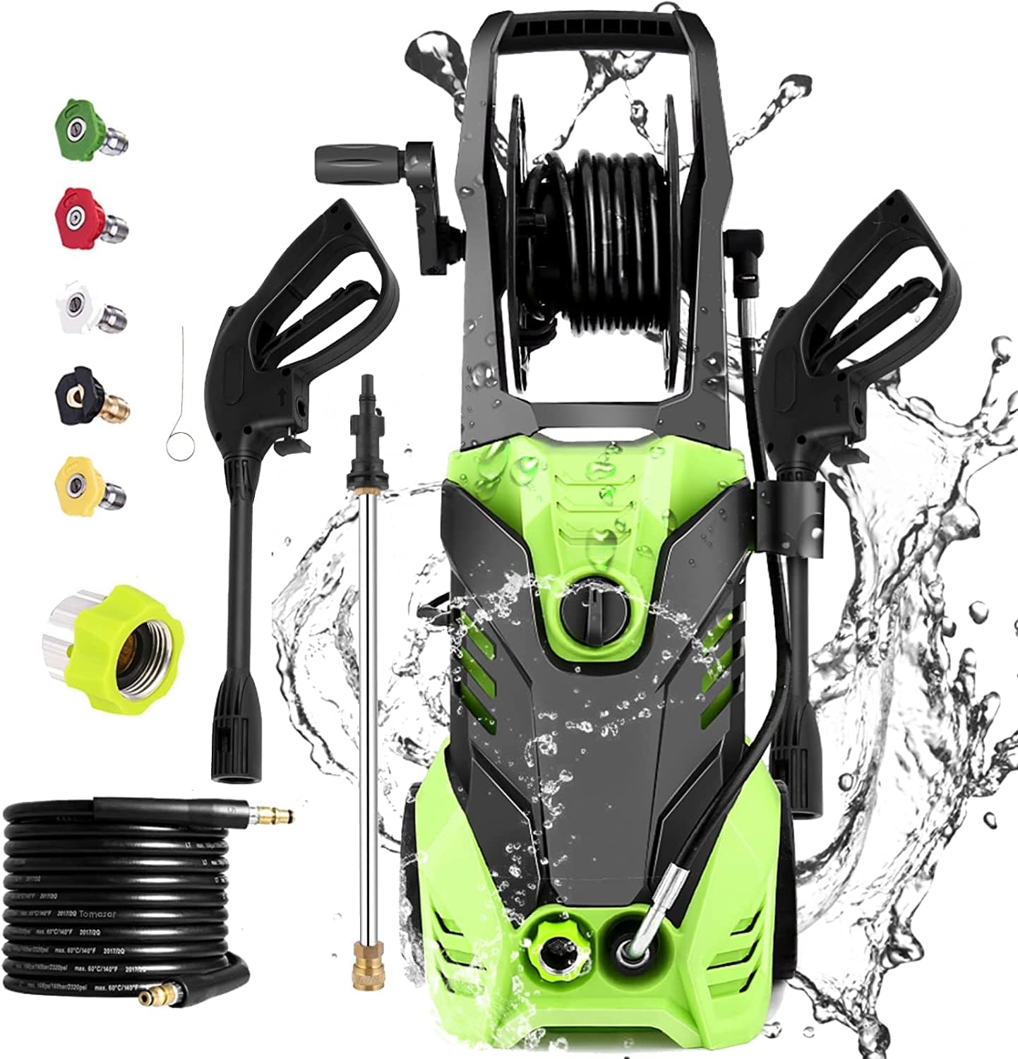 Amazon.com : 1800W Electric Power Washer, Homdox High Electric Pressure ...