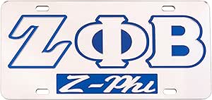 Amazon.com: Desert Cactus Zeta Phi Beta Accessories Z Phi B Decorative Acrylic Car Tag for Front ...