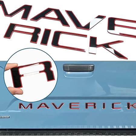 Amazon.com: Tailgate Raised Letters for Ford Maverick 2022 - Plastic ...