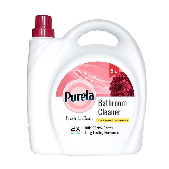 Purela Pro Bathroom Cleaner 5L | Hard Water & Limescale Remover | Kills ...