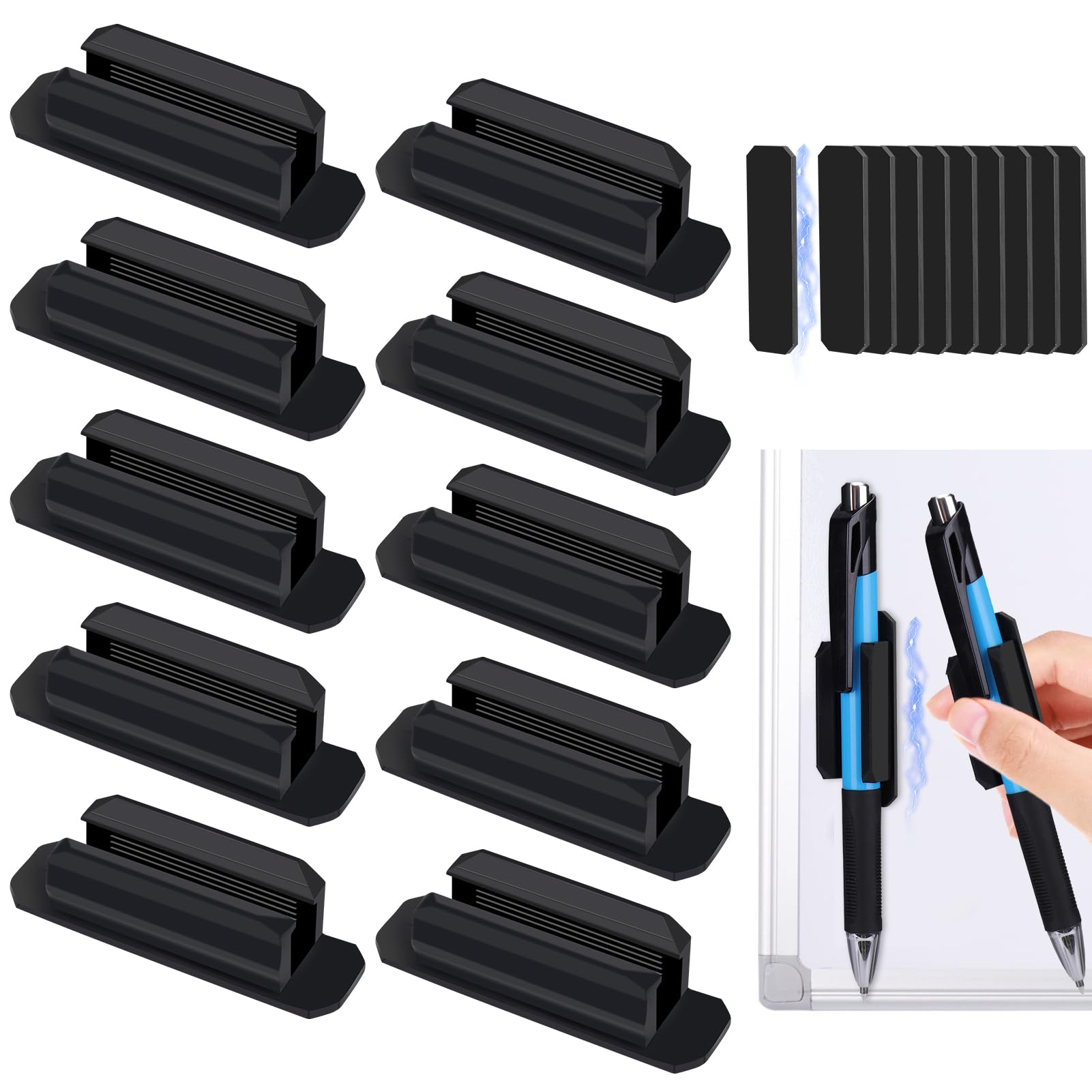 Pen Holders 2025 New Pen Holder, 6 Pack Upgraded Adhesive Pencil ...