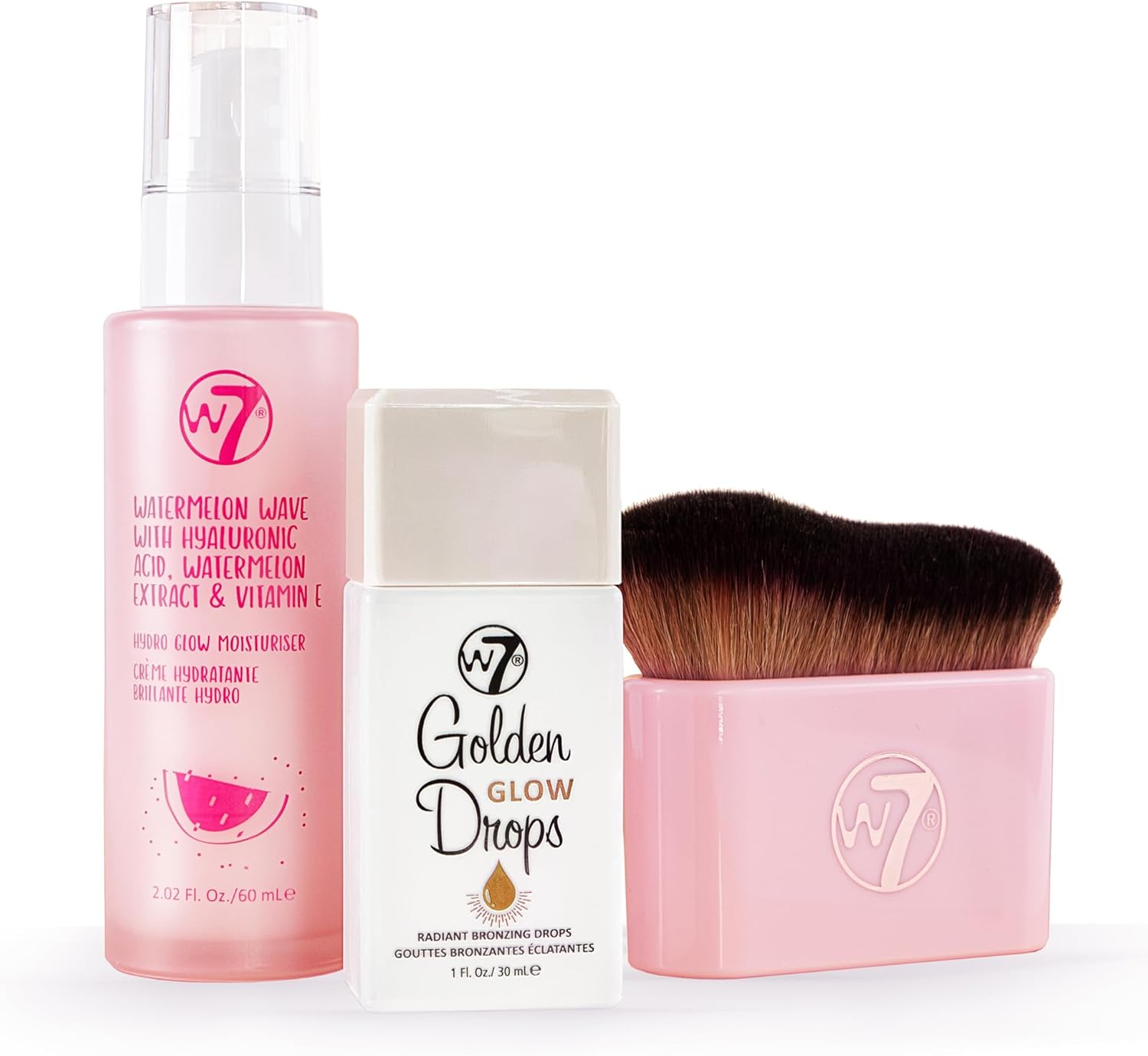W7 Golden Glow Drops Essential Trio - 3 Piece Set - Liquid Bronzing ...