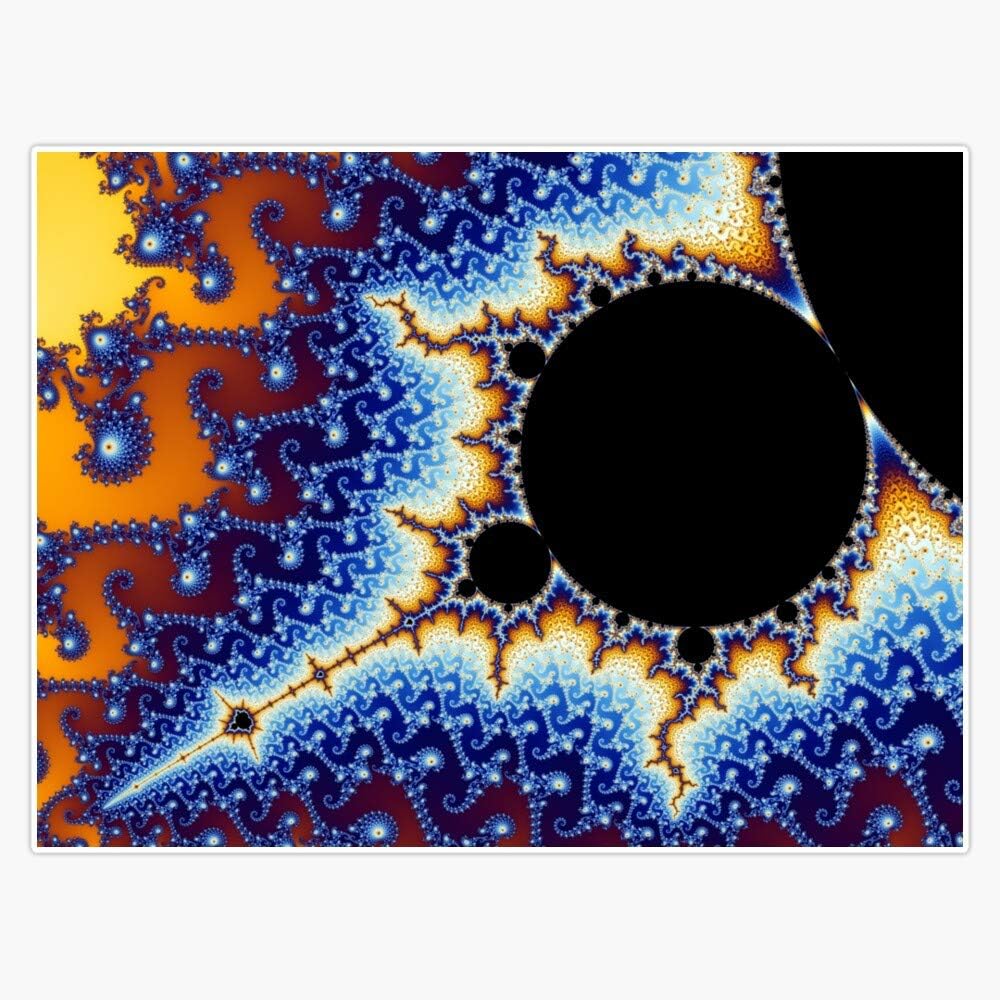 Amazon.com - Mandelbrot Set Fractal Vinyl Waterproof Sticker Decal Car ...