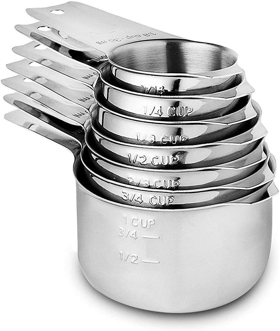OXO Good Grips 4 Piece Stainless Steel Measuring Cups with Magnetic ...