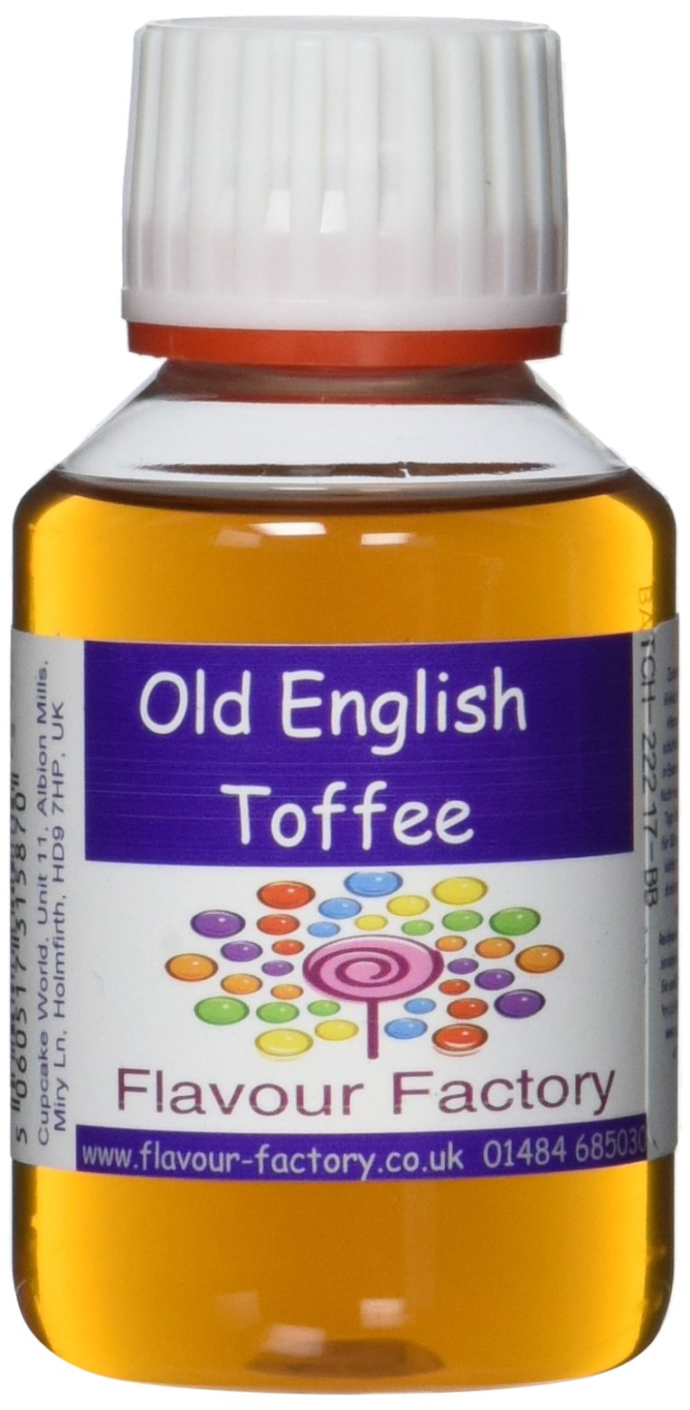 Flavour Factory Intense Food Flavouring, Old English Toffee, 100 ml ...