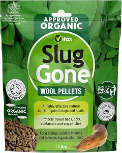 Vitax Slug Gone Wool Pellets 1L – Natural Organic Slug & Snail ...
