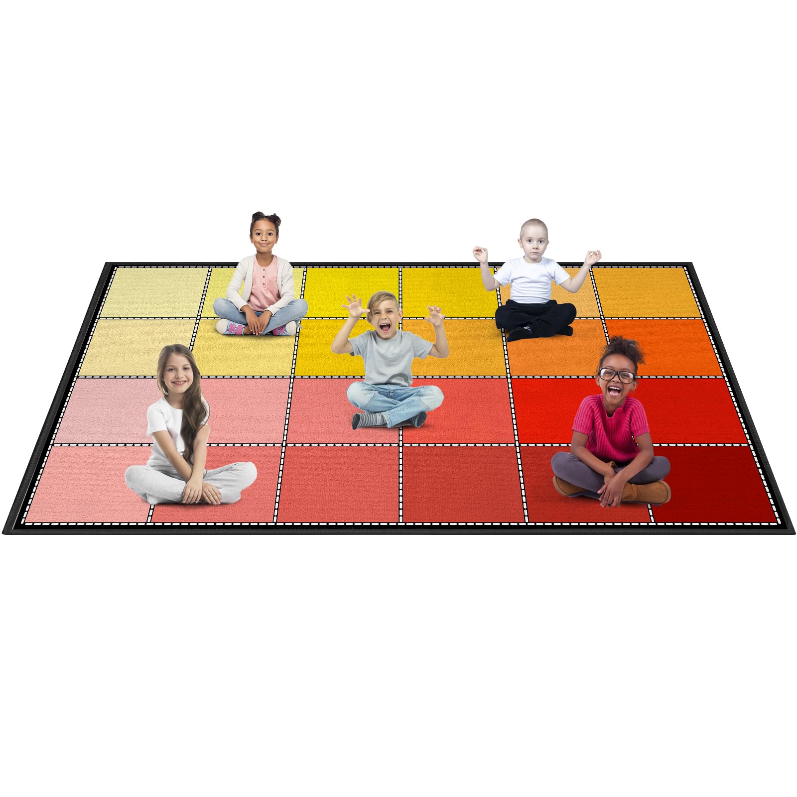 Amazon.com: Booooom Jackson Classroom Rug Elementary,13'x7'5'' Large ...