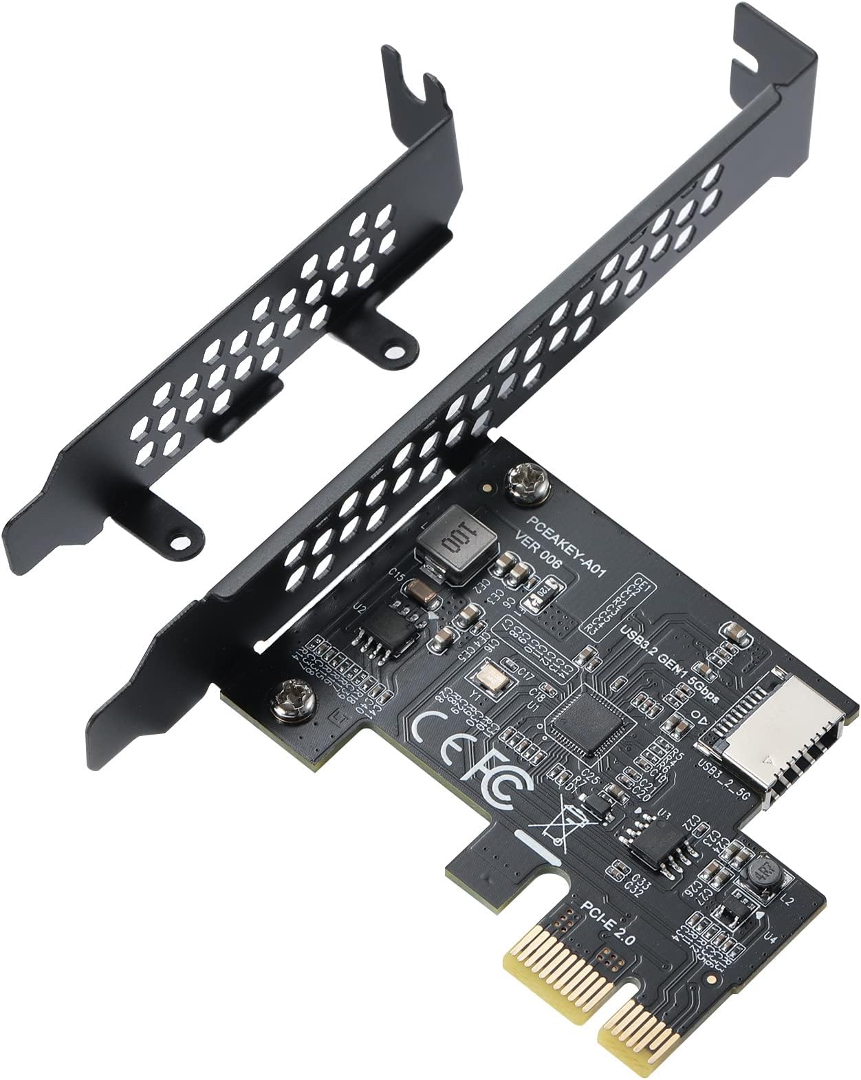StarTech.com PCIe USB 3.1 Card - 2X USB C 3.1 Gen 2 10Gbps - PCIe Gen 3 ...