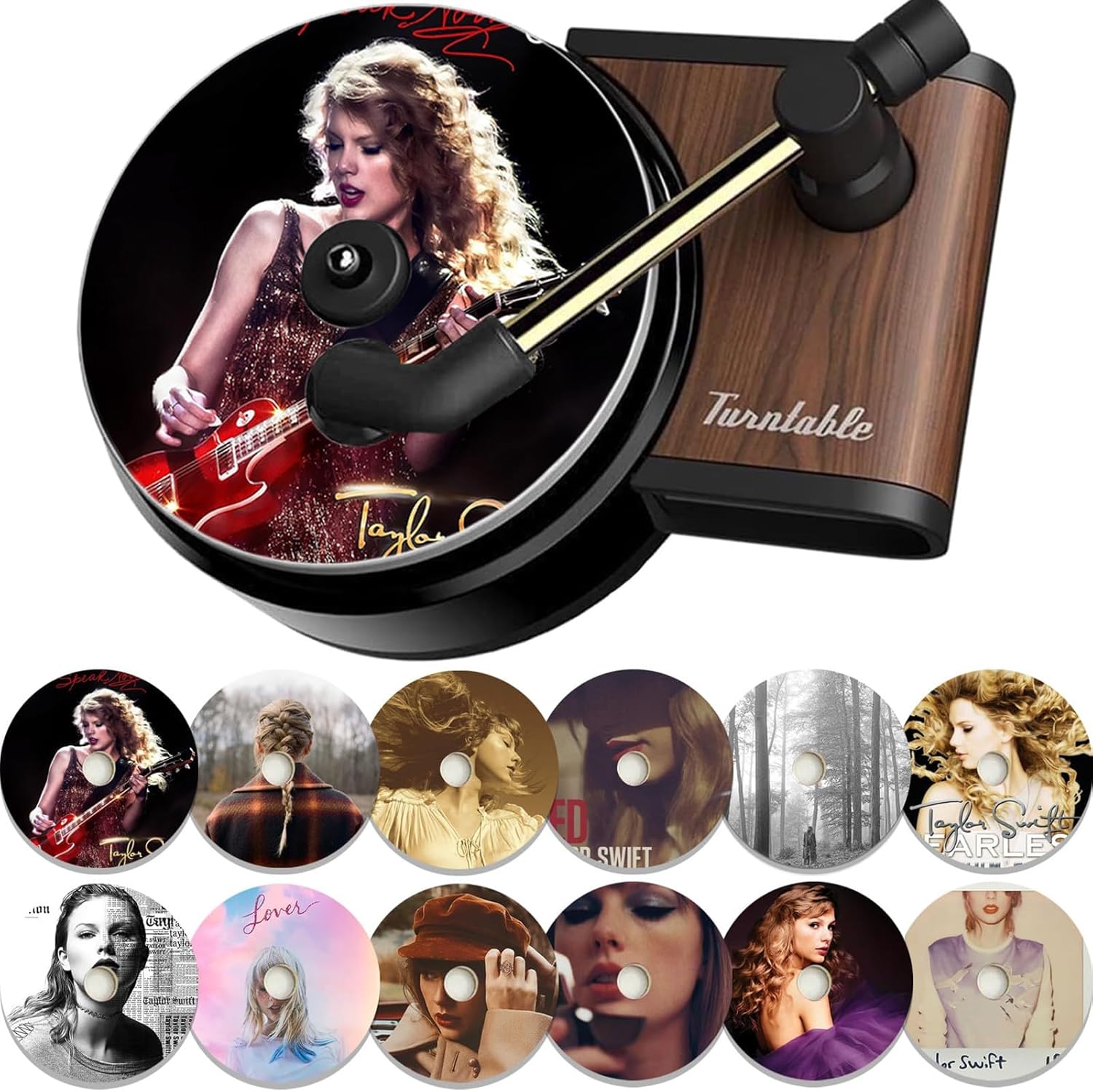 Amazon.com: Car Air Freshener Record Player, Car Vent Clip Air Diffuser ...