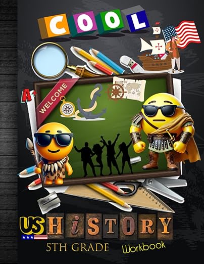 5th Grade US History Workbook: Grade 5 Lesson American Social Studies ...