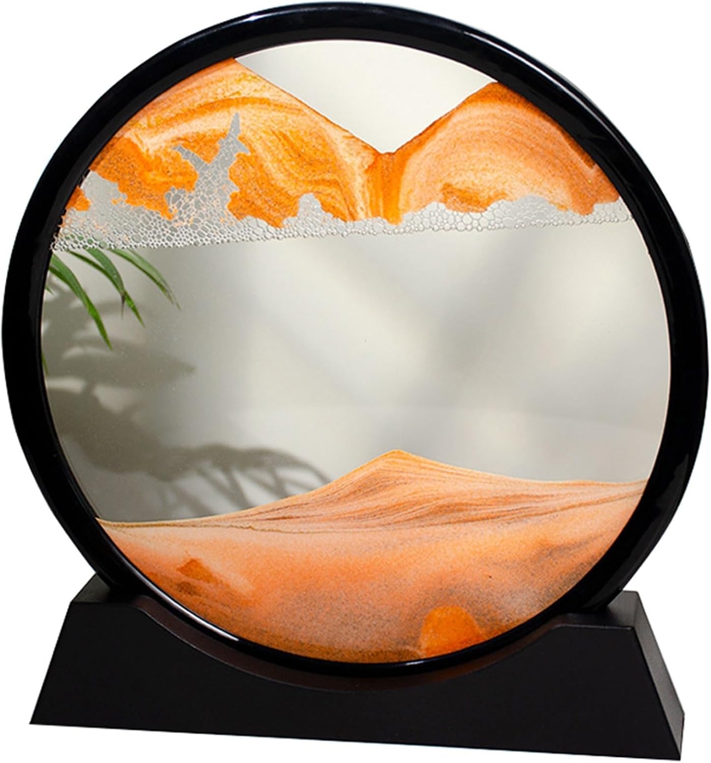 Amazon.com: Fodalob 3D Moving Sand Art Decor - Yellow Sandscape - Black ...