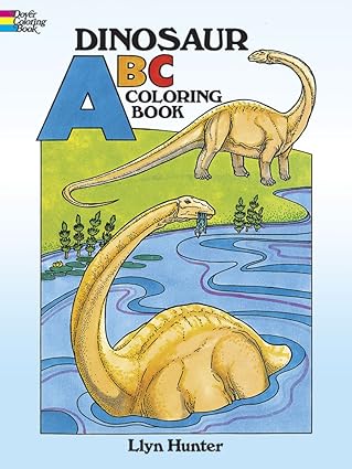 Dinosaur ABC Coloring Book (Dover Alphabet Coloring Books): Hunter ...