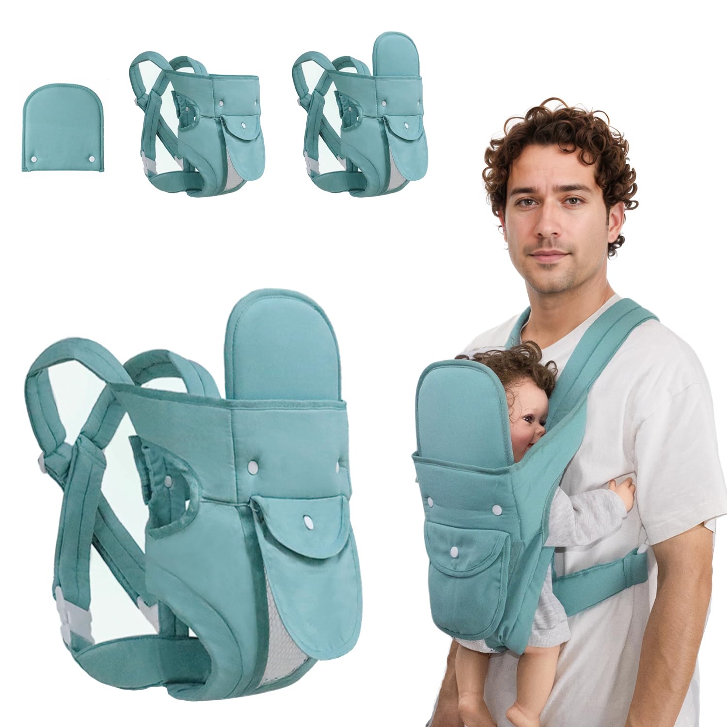 Amazon.com : Baby Carrier Newborn to Toddler, 4-in-1 Infant Carrier ...