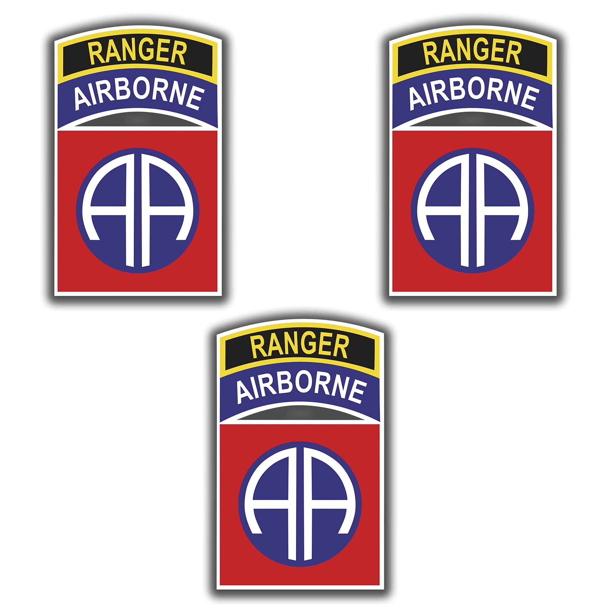 Amazon.com - Set of 3 Sticker 82nd Airborne Ranger Army Fort Bragg ...
