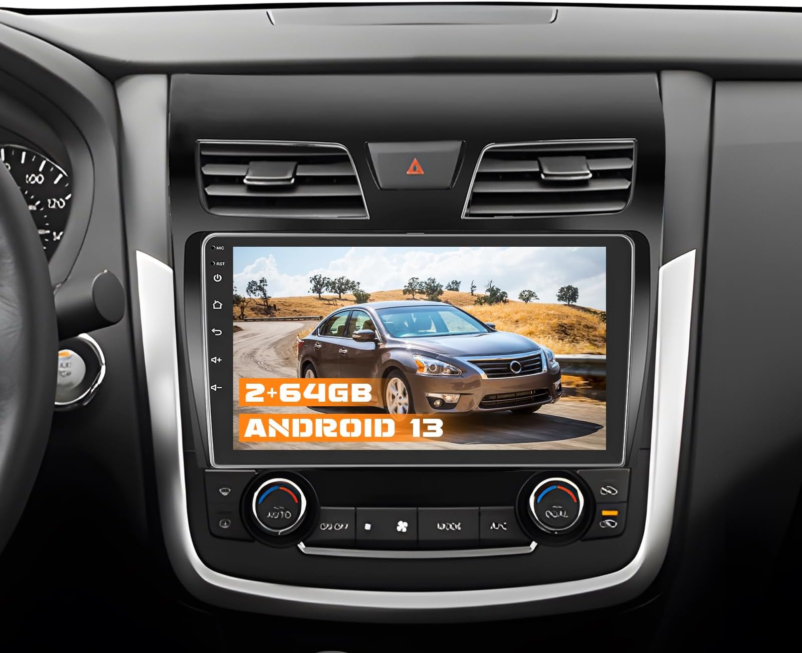 Amazon.com: Roinvou 2+64G Android CarPlay Stereo for 2013 2014 2015 ...