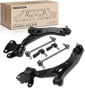 A-Premium 6Pcs Front Lower Control Arms and Ball Joints Assembly Sway ...