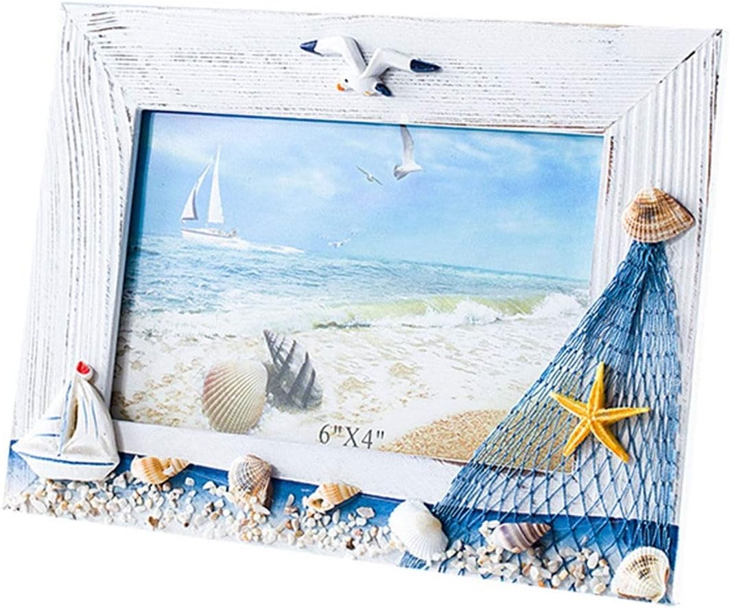 Amazon.com - JANOU Mediterranean Photo Frame Wooden Picture Frame ...